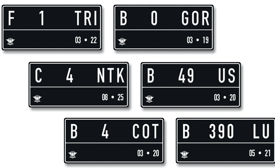 Detail Kode Plat Nomor Belakang Kendaraan Indonesia Beserta Wilayahnya ...
